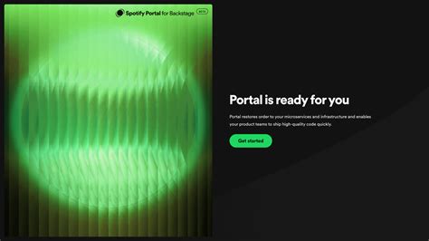 Getting Started With Portal For Backstage Spotify Plugins For