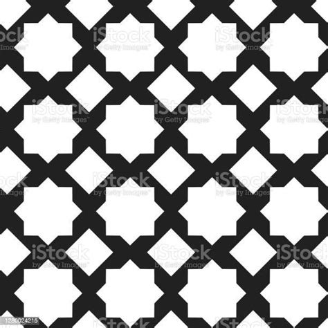 원활한 벡터는 기하학적 패턴을 반복합니다 패브릭 커버 직물 디자인 배너용 흑백 기하학적 배경 10 Eps 디자인 검은색에 대한 스톡 벡터 아트 및 기타 이미지 Istock