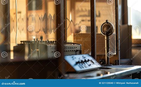 Seismograph Recording Earthquake Seismic Activity Tectonics Monitoring And Measurement Stock