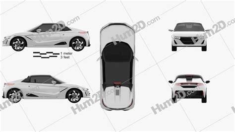 Honda S660 2015 Blueprint In Png Download Vehicles Clip Art Images