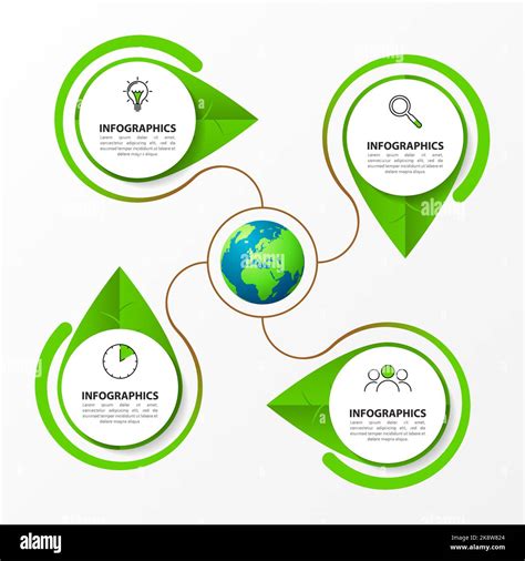 Infographic Design Template Creative Concept With 4 Steps Can Be Used For Workflow Layout
