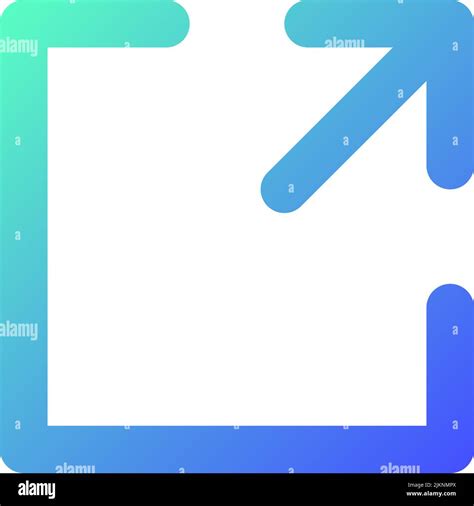 Resize Pixel Perfect Gradient Linear Ui Icon Stock Vector Image And Art