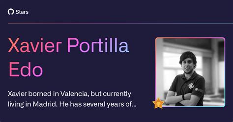 Xavier Portilla Edo GitHub Stars