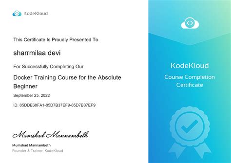 Certificate Verification Kodekloud
