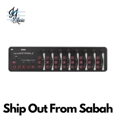 Korg Nanokontrol2 Midi Control Surface Black Nanokontrol 2 Lazada