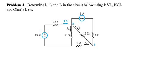 Solved Problem 4 Determine I I2 And Is In The Circuit Chegg Com