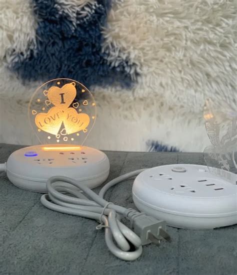 Home Portable Usb Extension Lead Power Strip Multi Usb Charger Hole Way Extension Socket