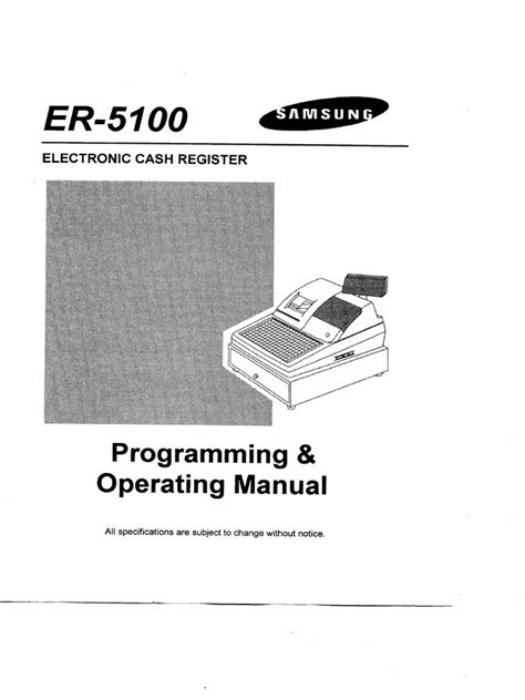 Pdf Electronic Register 5100 Programming And User Manual Dokumentips