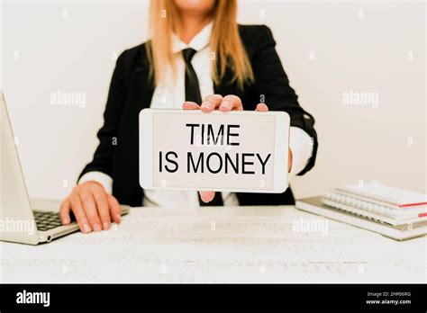 Conceptual Display Time Is Money Concept Meaning To Do Things As