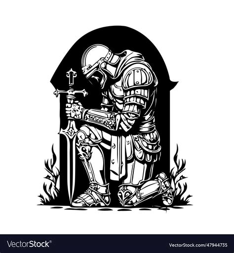Knight Kneeling With Sword Meaning At Madeline Mair Blog
