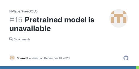 Pretrained Model Is Unavailable · Issue 15 · Nvlabsfreesolo · Github