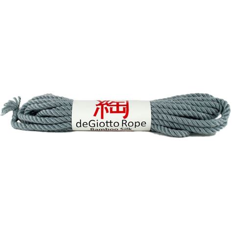 Blue Grey Bamboo Silk Bondage Rope