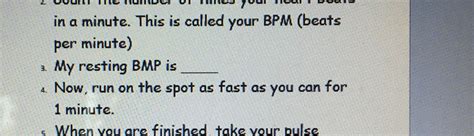 Mash Class Level Science Experiment Taking Your Pulse