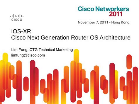 Pdf Ios Xr Cisco Next Generation Router Os Architecture Dokumentips
