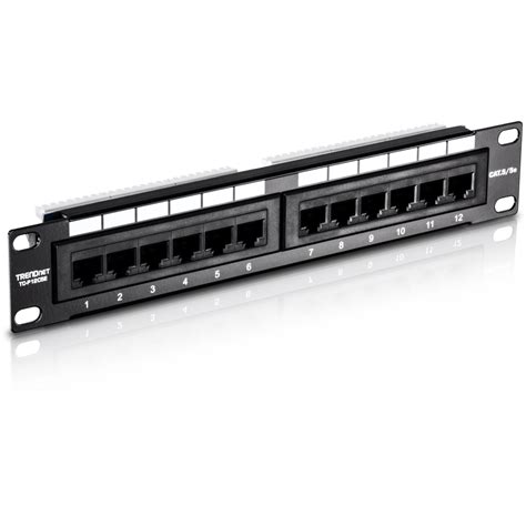Port Cat E Unshielded Patch Panel TRENDnet TC P C E