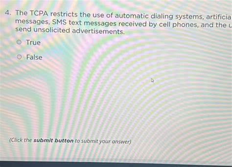 4 The Tcpa Restricts The Use Of Automatic Studyx