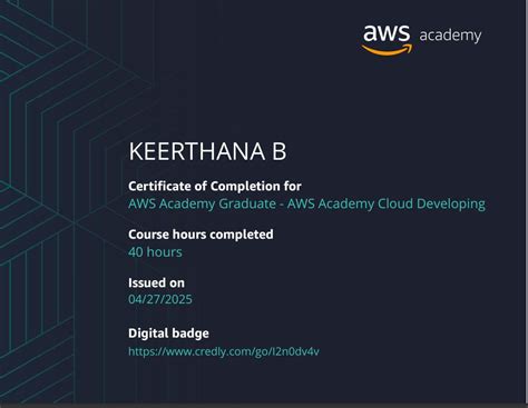 Aws Clouddeveloping Awsacademy Cloudcomputing Learningjourney