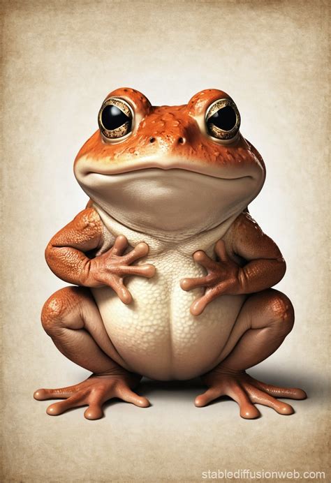 Cartoon Toad Logo Registration Page Stable Diffusion Online
