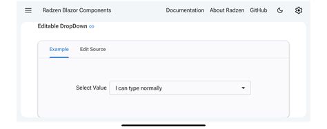 Textbox Dropdown Field Radzen Blazor Components Radzen
