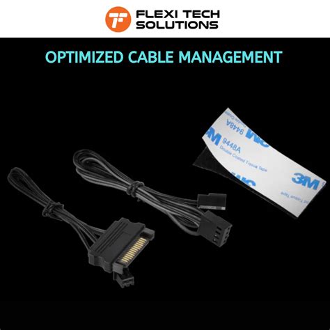 DEEPCOOL PWM Fan Hub Blue LED Fans Pin Or Pin With PWM Modulation Flexi Tech