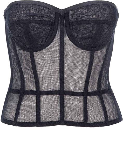 Dolce And Gabbana Tulle Bustier Dolce And Gabbana Bustier Fashion