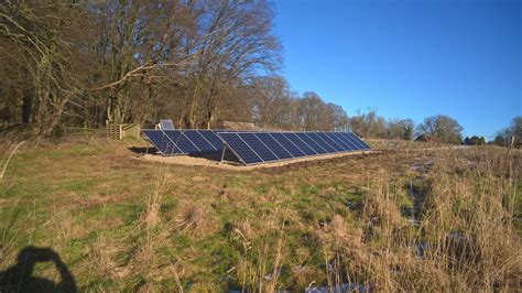 A 66 Kwp Photovoltaic Array Ground Mounted Pv Array Powering A