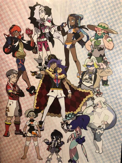 Galars Gym Leaders And Champion Pokemonswordandshield