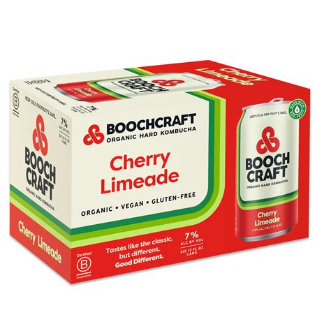 Boochcraft Cherry Limeade Hard Kombucha
