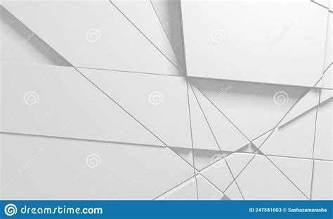 White Geometric Poligon Abstract Background Stock Illustration Illustration Of Digital Grey