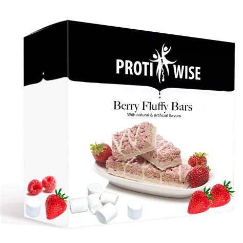 Protiwise Fluffy Berry Bars 7box Nutriwise