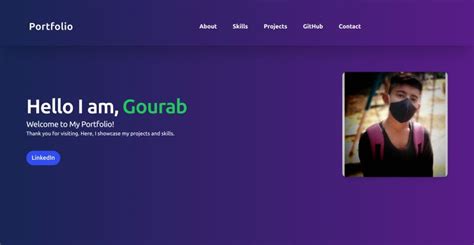 Reactjs Tailwindcss Portfolio Webdevelopment Frontenddevelopment Gourab Ganguly