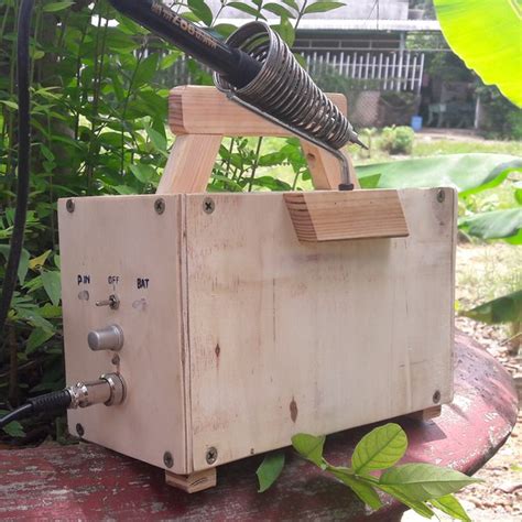 diy portable soldering iron station