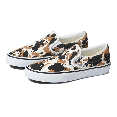 Vans รองเท้าผ้าใบ Era Classic Slip On Old Skool Cow Multi Color