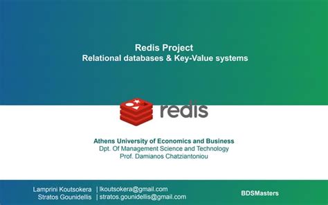 Redis Project Relational Databases To Key Value Systems Pdf
