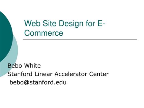 PPT Web Site Design For E Commerce PowerPoint Presentation Free Download ID 2956348