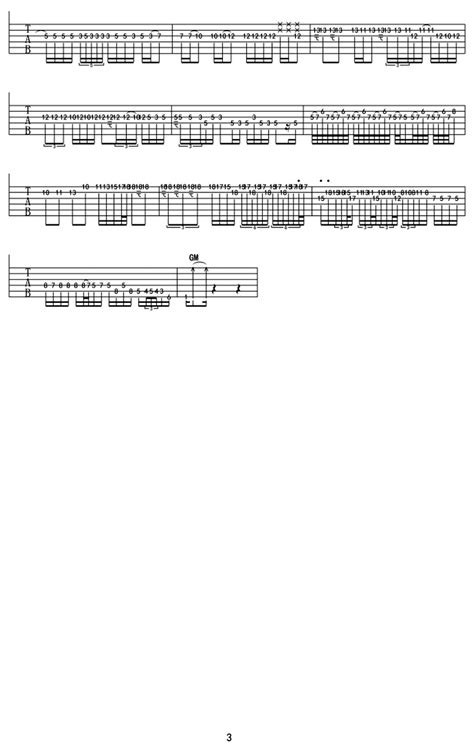 愛你一萬年 伍佰 吉他谱 Chord4