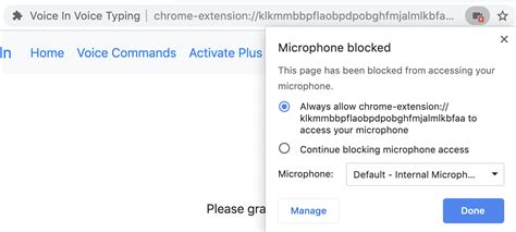 Enable Microphone Access For Voice In Help Center