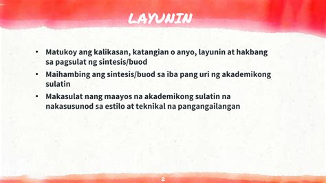 Solution Pagsulat Ng Sintesis O Buod Studypool