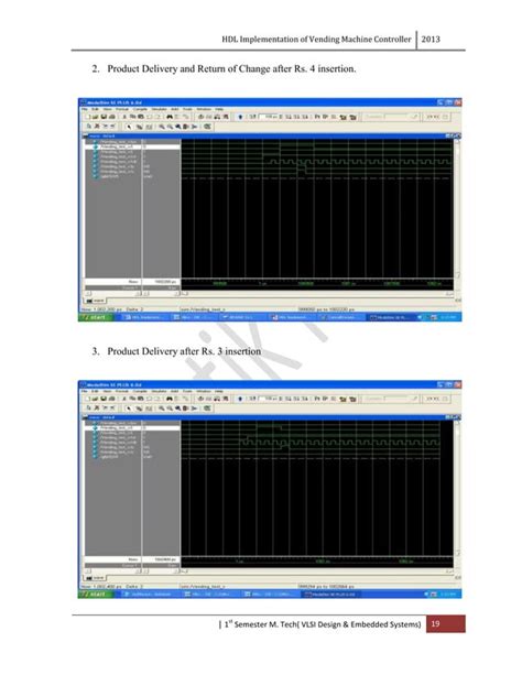 Hdl Implementation Of Vending Machine Report With Verilog Code Pdf