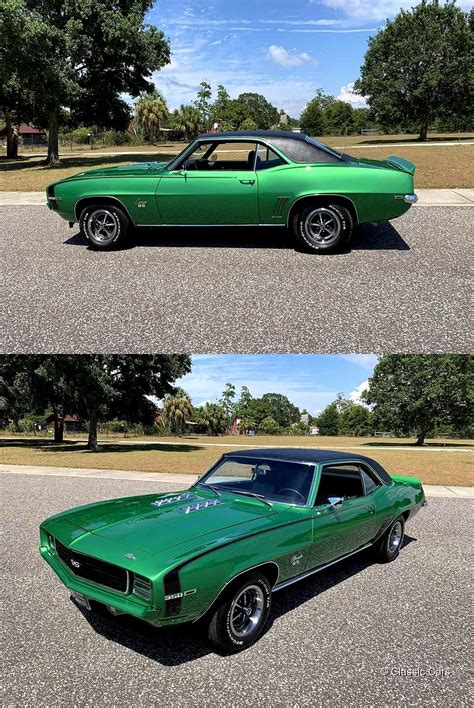 Classic 𝟏𝟗𝟔𝟗 𝐂𝐡𝐞𝐯𝐫𝐨𝐥𝐞𝐭 𝐂𝐚𝐦𝐚𝐫𝐨 𝐑𝐒 𝐒𝐒 The 1969 Chevrolet Camaro Rs Ss