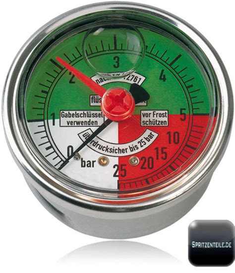 Manometer mit einem Aussengewinde | spritzenteile.de
