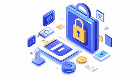 Enhancing Data Security With Password Protection In 3d Isometric View Premium Ai Generated Vector