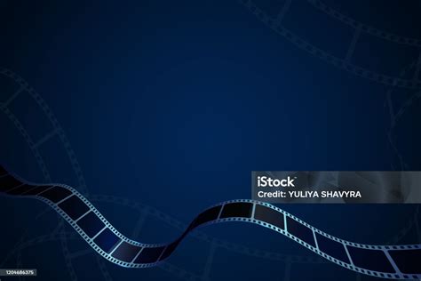 사실적인 필름 스트립과 현대 영화 배경 요소 디자인 또는 텍스트에 대한 동영상 프레임입니다 축제 광고 포스터 브로셔 배너를위한