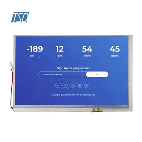Buy TSD 7 Inch Lcd Display Module 800x480 Resolution With RTP High Brightness Color TFT LCD