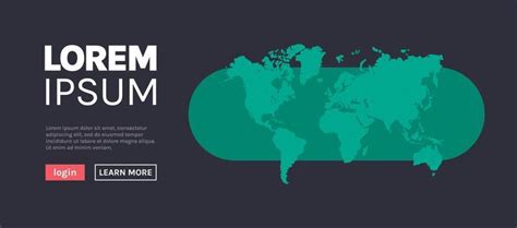 Flat World Map Vector Art Icons And Graphics For Free Download
