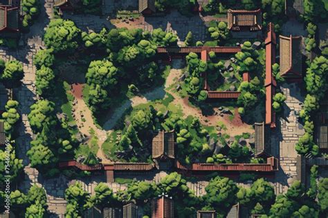 Pixelated Village For Game Map Pixel Map In The Game Pixelated Village Maps In The Game Pixel