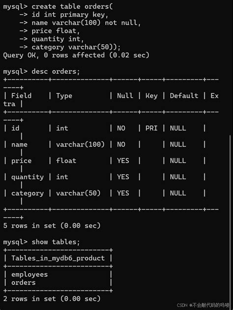 Mysql建表 Csdn博客 Mysql建表 Csdn博客