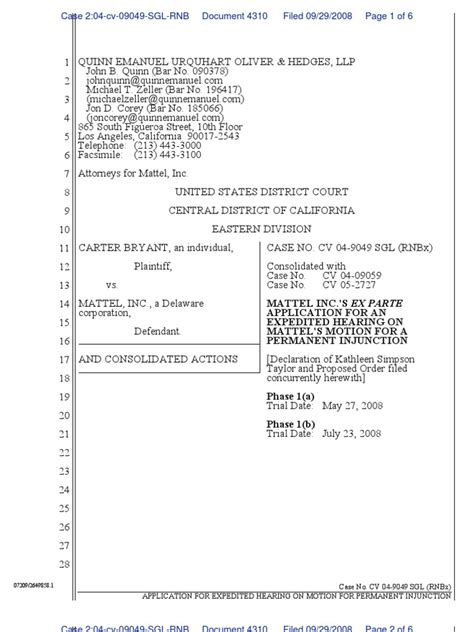 Ex Parte Motion To Expedite Pdf Ex Parte Public Law