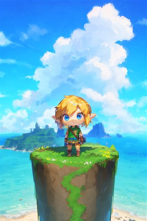 Chibi Link Wallpaper