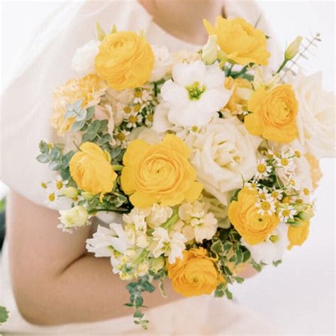 Citrine Yellow Bouquet Kit Diy Wedding Flowers Flower Moxie